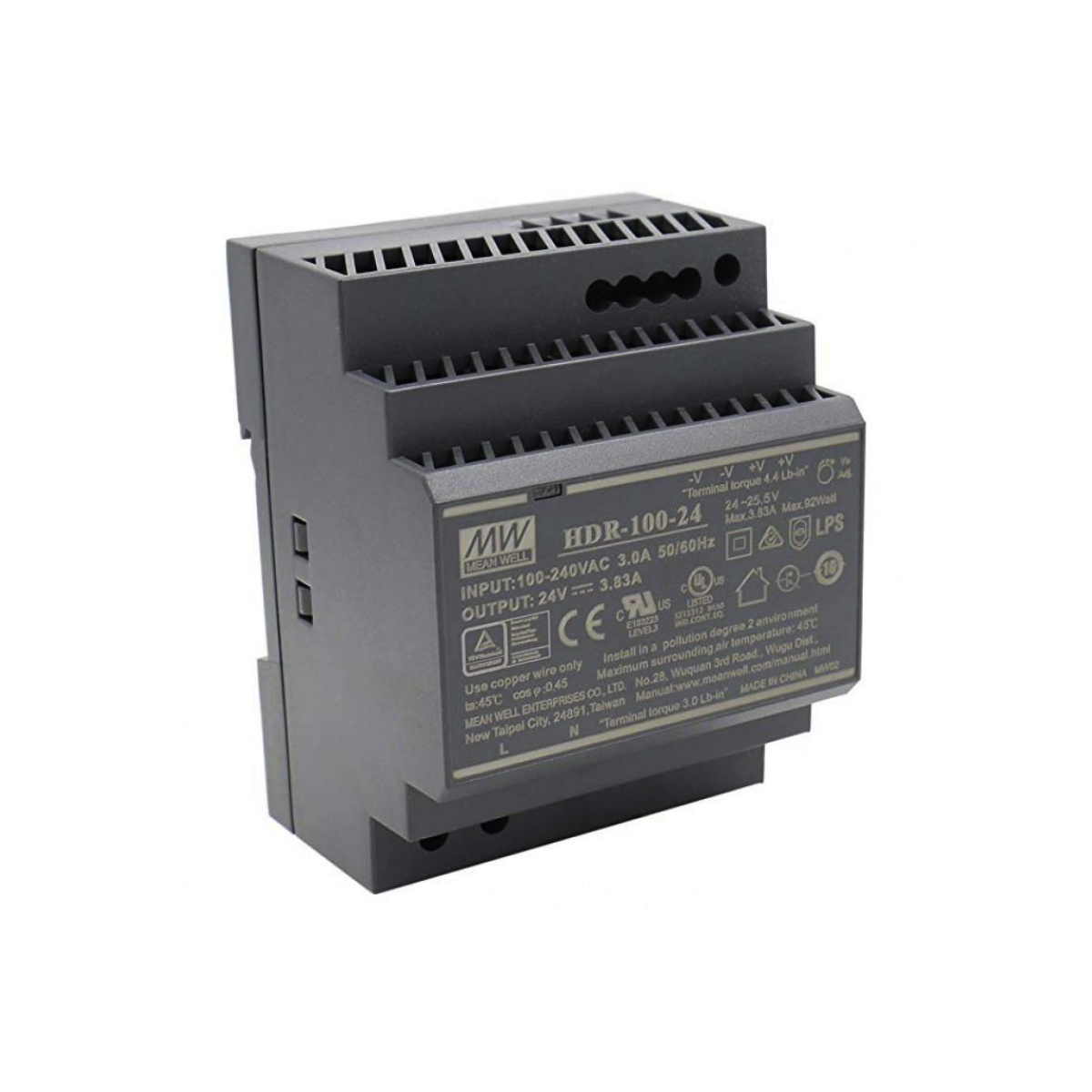 MEAN WELL Rail Power Supply | GridSecure Energy